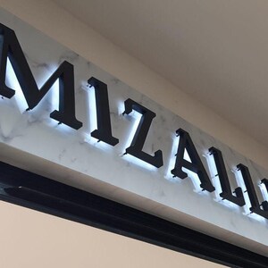 Custom 3D LED Business Logo Sign: Backlit Metal Sign - Etsy