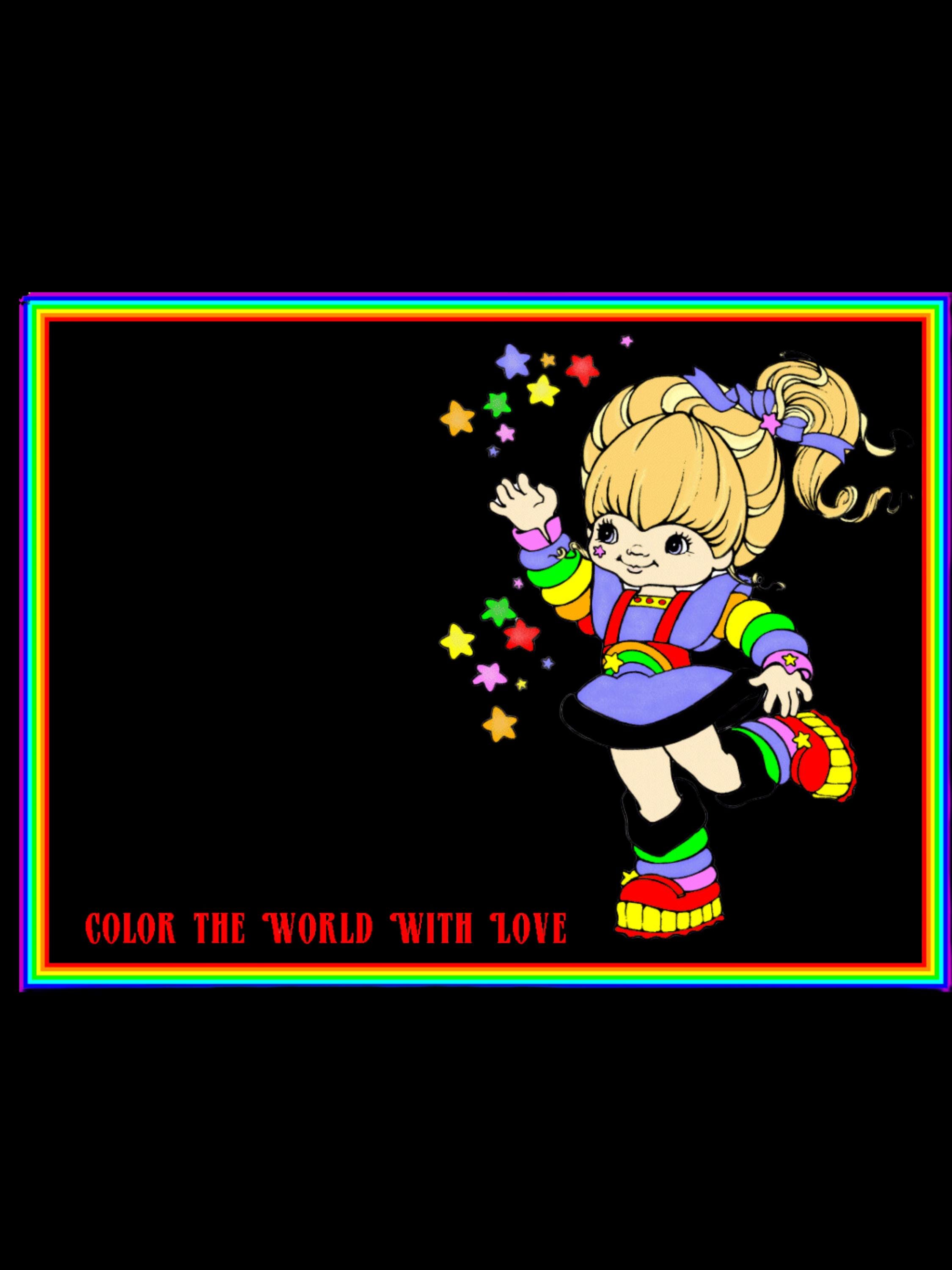 Rainbow Brite Bundle Png Transparent Backgrounds - Etsy