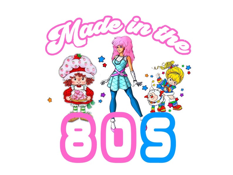 80s Cartoon Bundle Transparent Backgrounds - Etsy