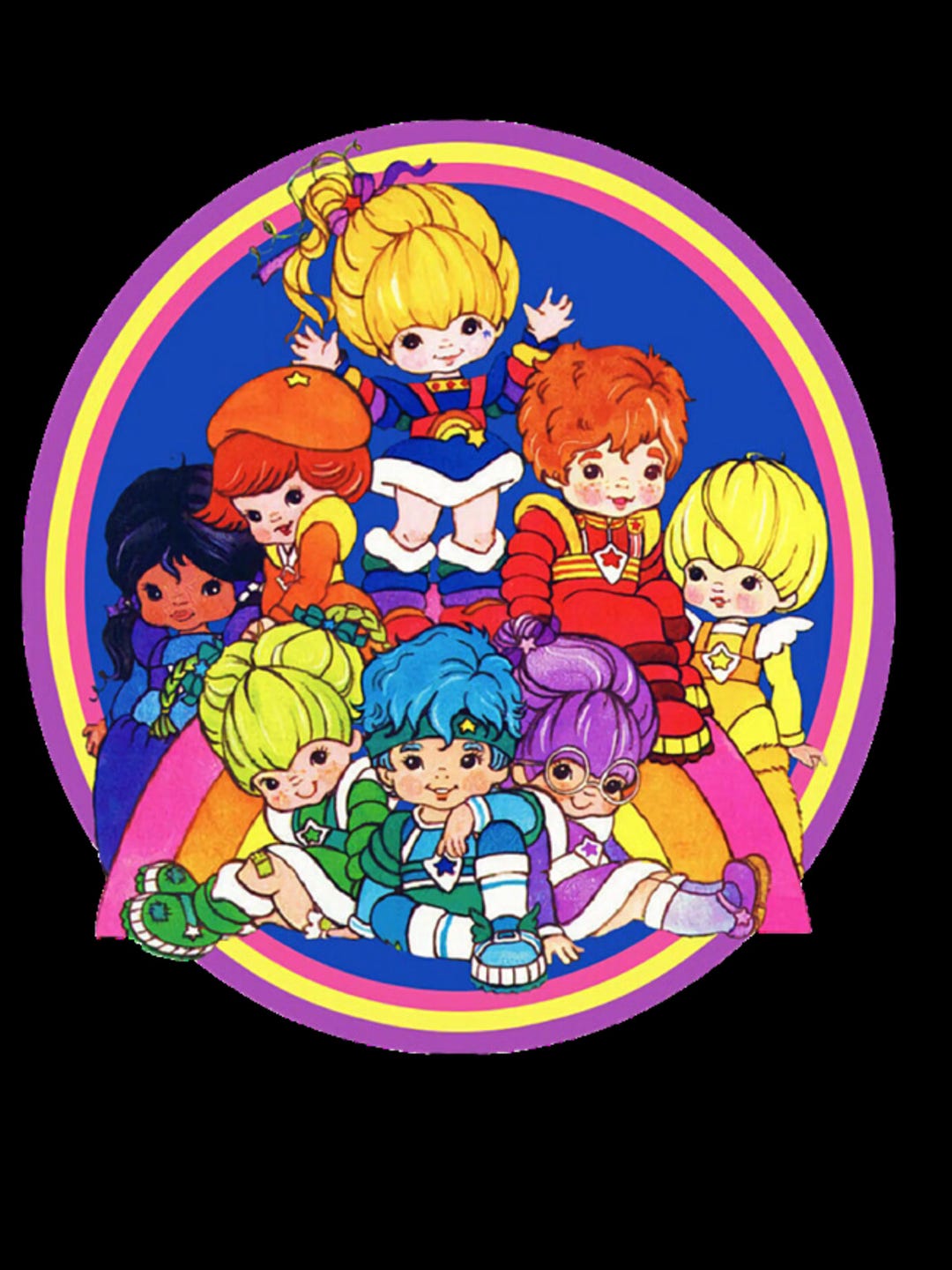Rainbow Brite Birthday Print Pack - Etsy
