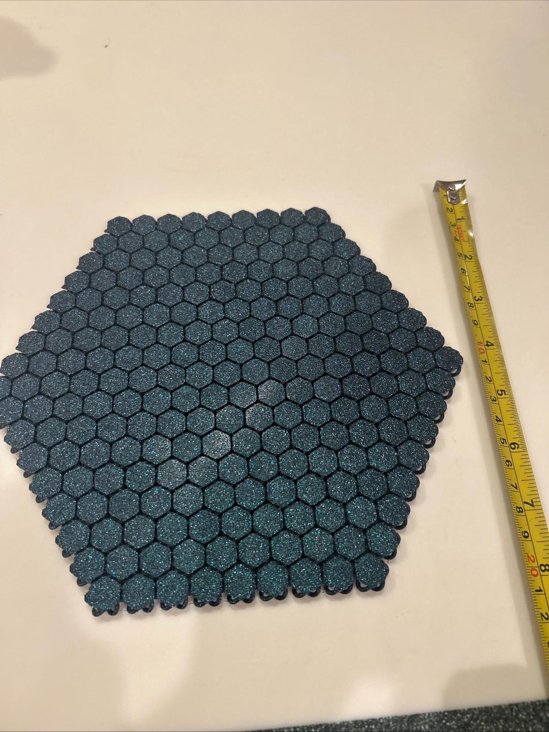 Hexagonal Chainmail Fidget, 9 by 9 Sides. Fun and Flexible 3d Printed ...