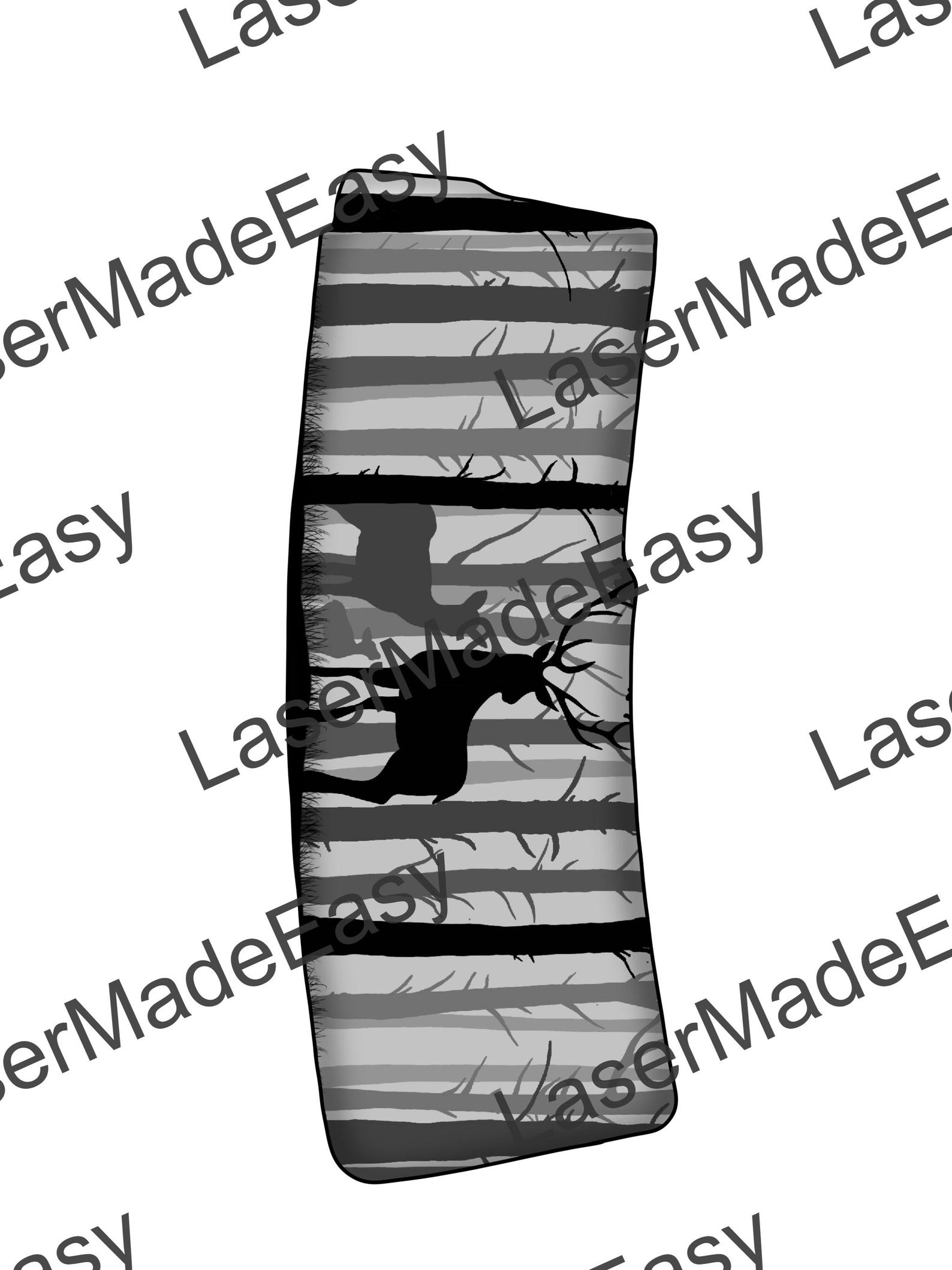 Deer / Hunting Pmag Design Template – SVG Files for Fiber Laser ...