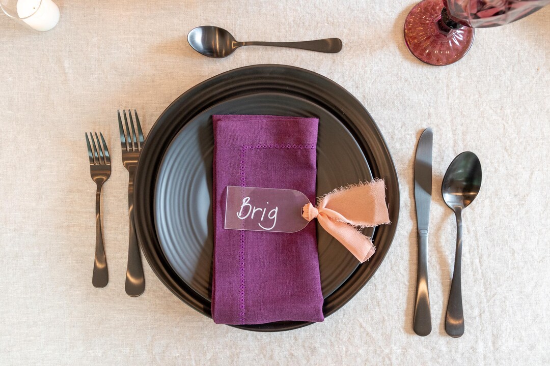 Maroon Dinner Party - Table Settings - Etsy