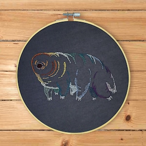 TARDIGRADE Embroidery PDF Pattern – Instant Download Featuring Original ...
