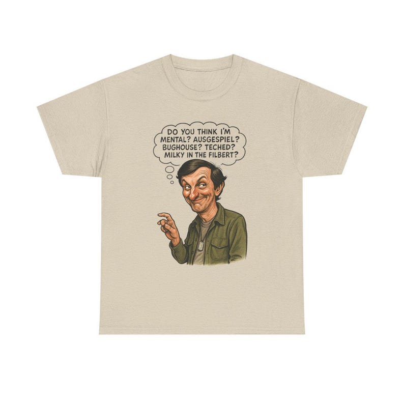 Do You Think I’m Mental? Hawkeye Pierce Caricature Tee – MASH Inspired ...