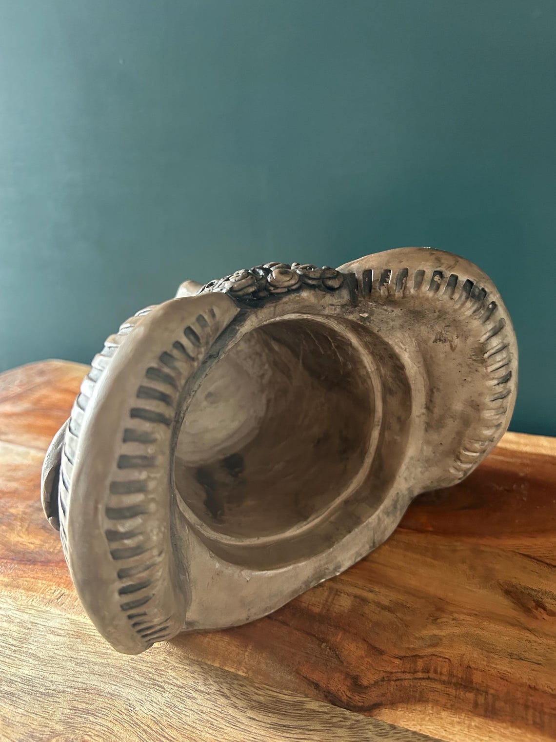 Whimsical Fantasy Satyr Wall Planter / Indoor-outdoor/stone Look Head ...