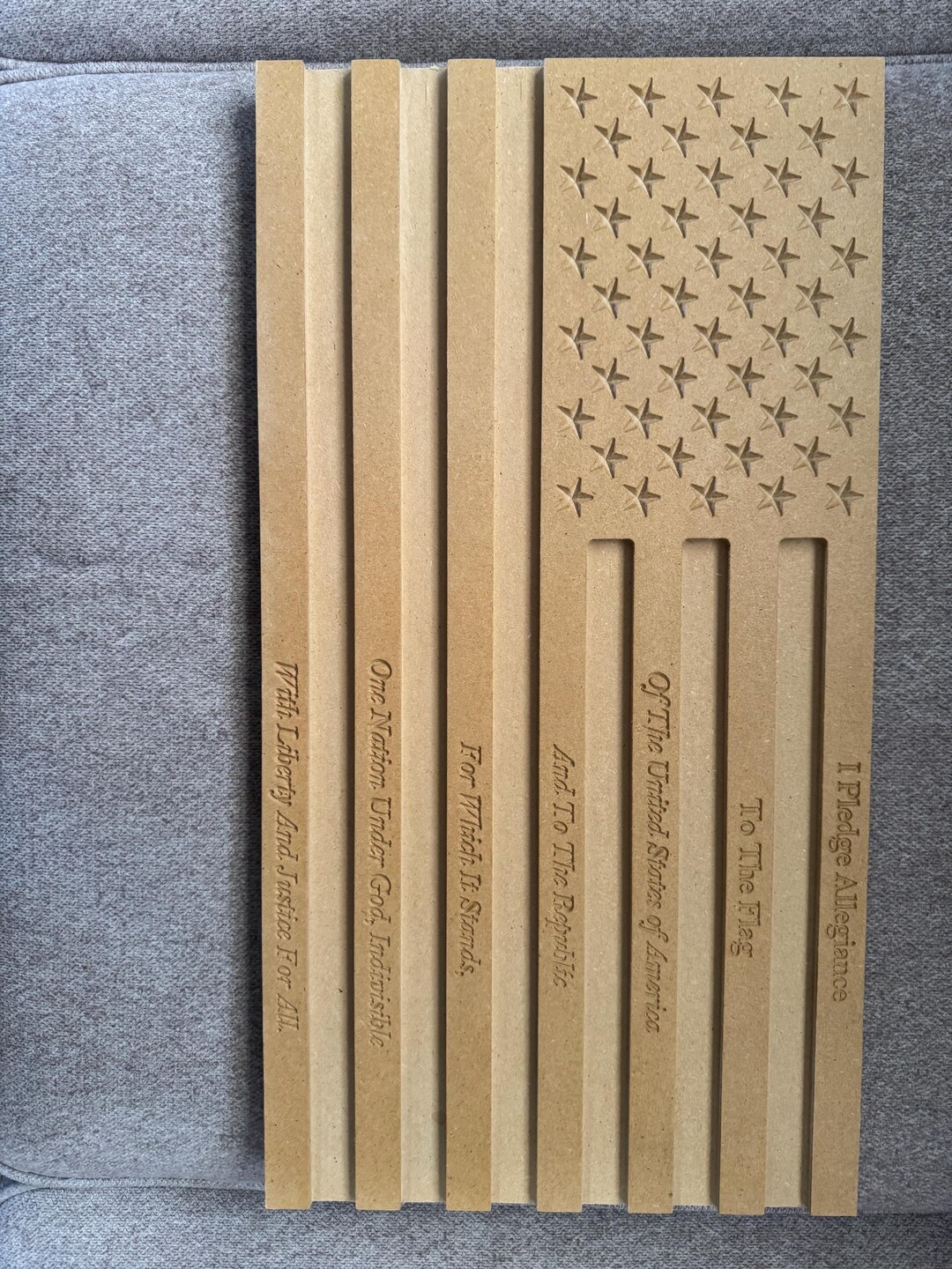 American Flag Sign, Pledge of Allegiance, Cnc, Wall Art, Patriotic - Etsy