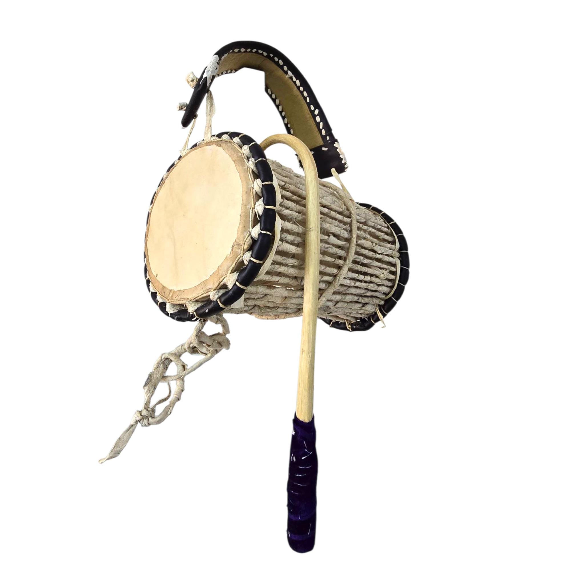 Handmade Nigerian Talking Drum (gangan): Traditional African Percussion ...