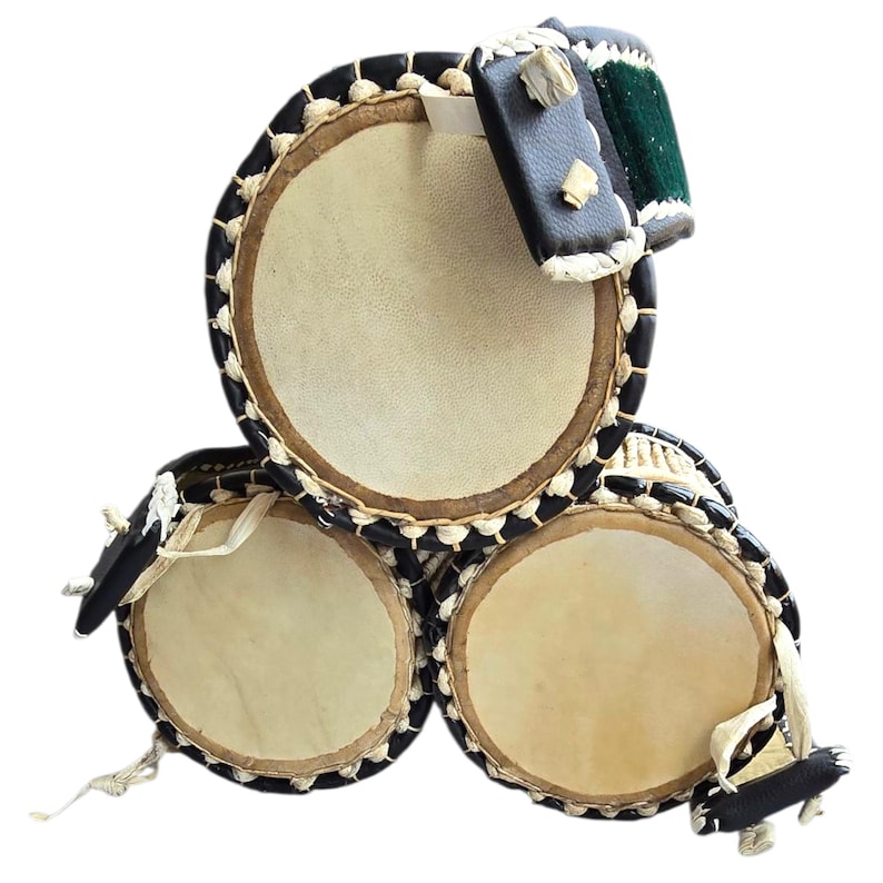 Handmade Nigerian Talking Drum (gangan): Traditional African Percussion ...