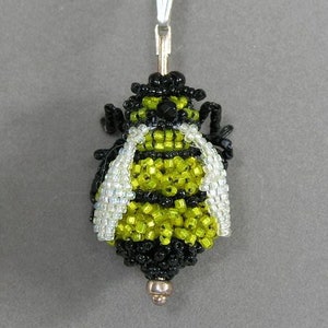 Three Dimensional Bumblebee Beaded Bead Tutorial - Etsy