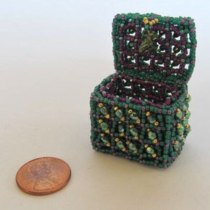 Double-Layered Right Angle Weave Tiny Treasure Box PDF file | Etsy