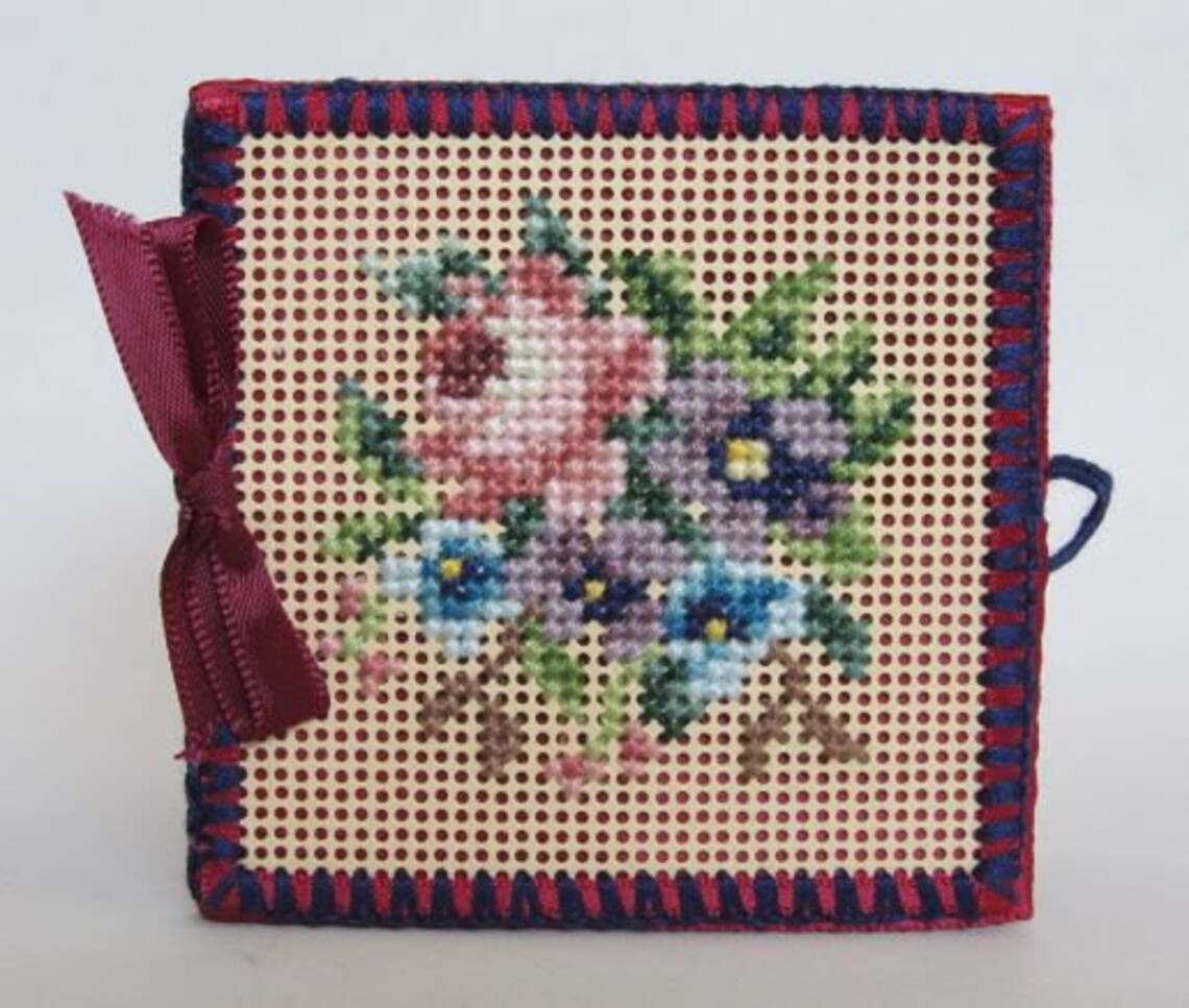 Perforated Paper Floral Needle Case Tutorial - Etsy