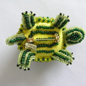 Bead Embroidered Tiny Turtle Pin Tutorial - Etsy