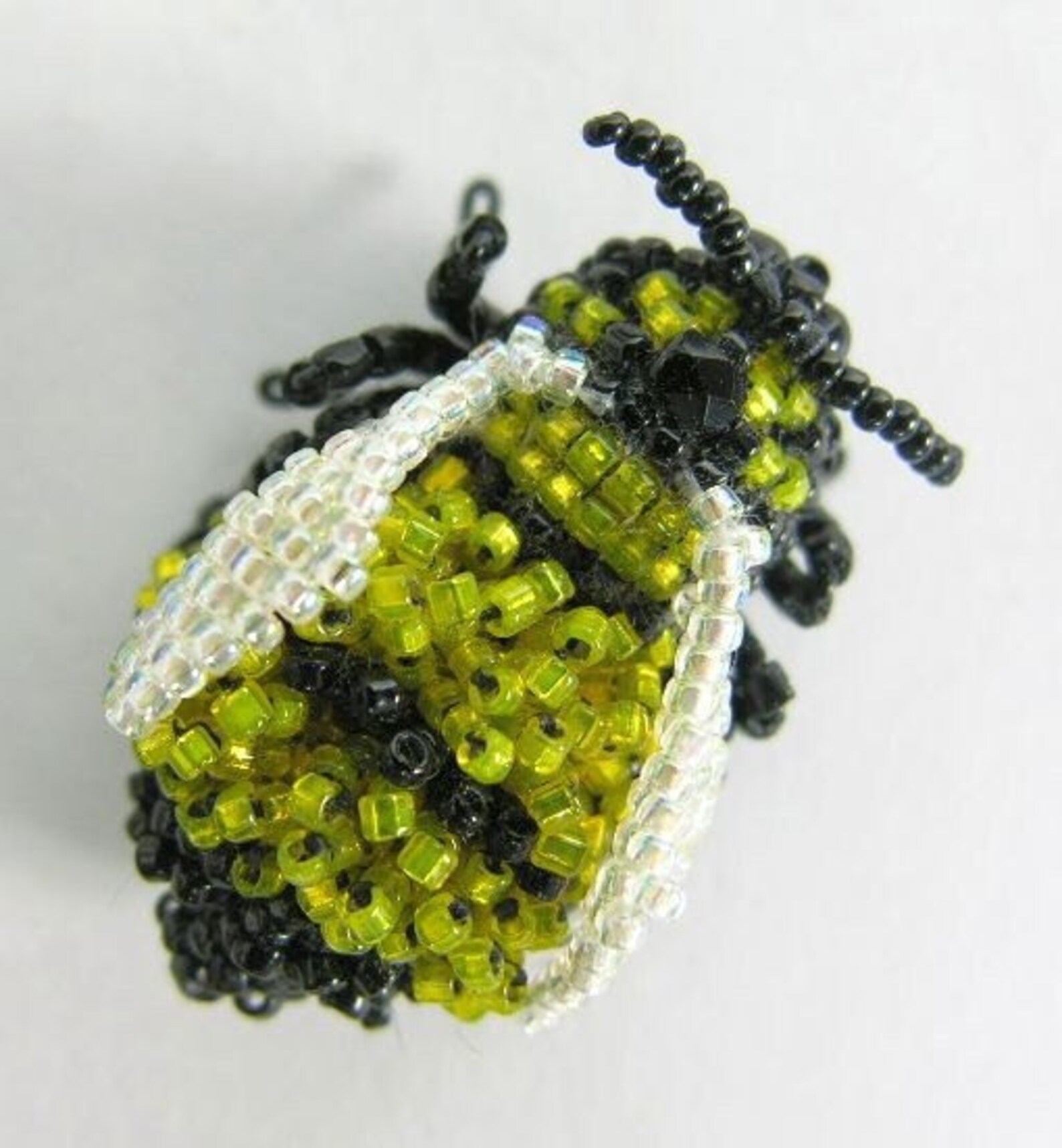 Three Dimensional Bumblebee Beaded Bead Tutorial - Etsy