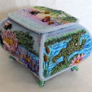 Bead Embroidered Box Tutorial - Etsy
