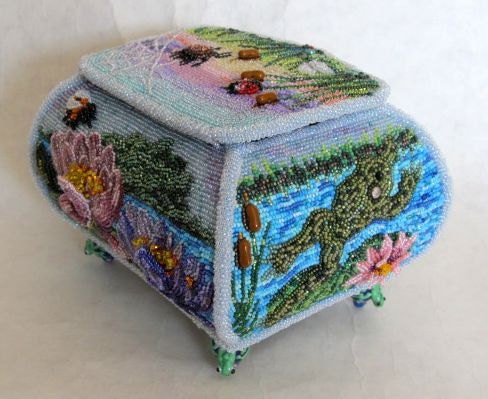 Bead Embroidered Box Tutorial - Etsy