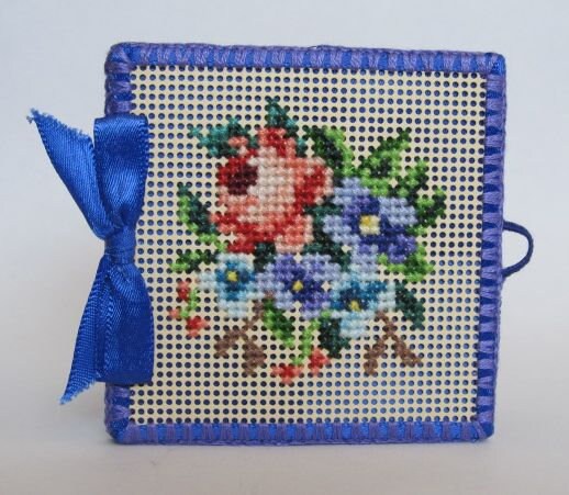 Perforated Paper Floral Needle Case Tutorial - Etsy