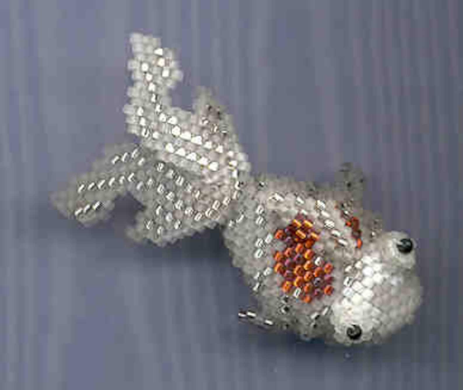 Three Dimensional Beaded Peyote Koi Fish Tutorial - Etsy