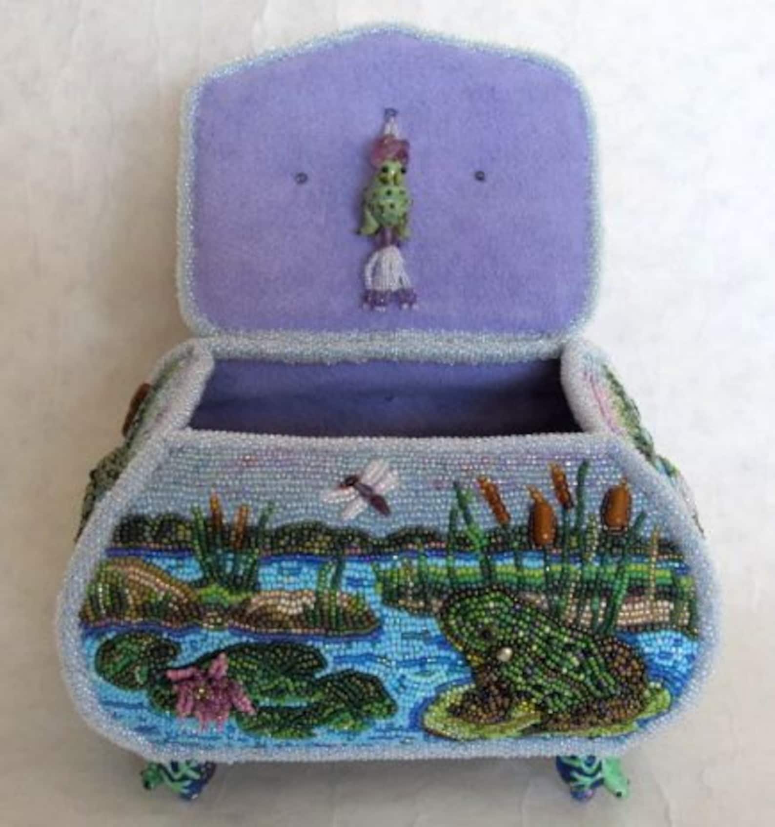 Bead Embroidered Box Tutorial - Etsy