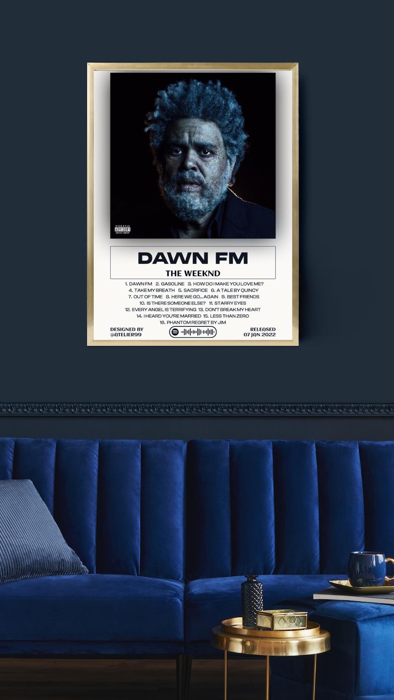 The Weeknd Album Poster - Etsy
