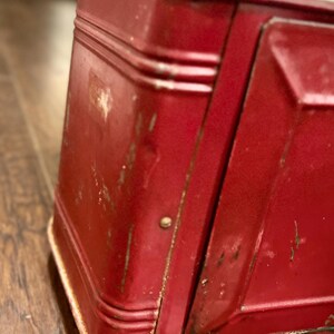 Vintage Mirroscope Viewer – Red Tin Optical Toy From Cleveland, Ohio ...