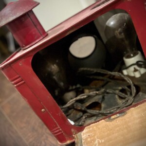 Vintage Mirroscope Viewer – Red Tin Optical Toy From Cleveland, Ohio ...