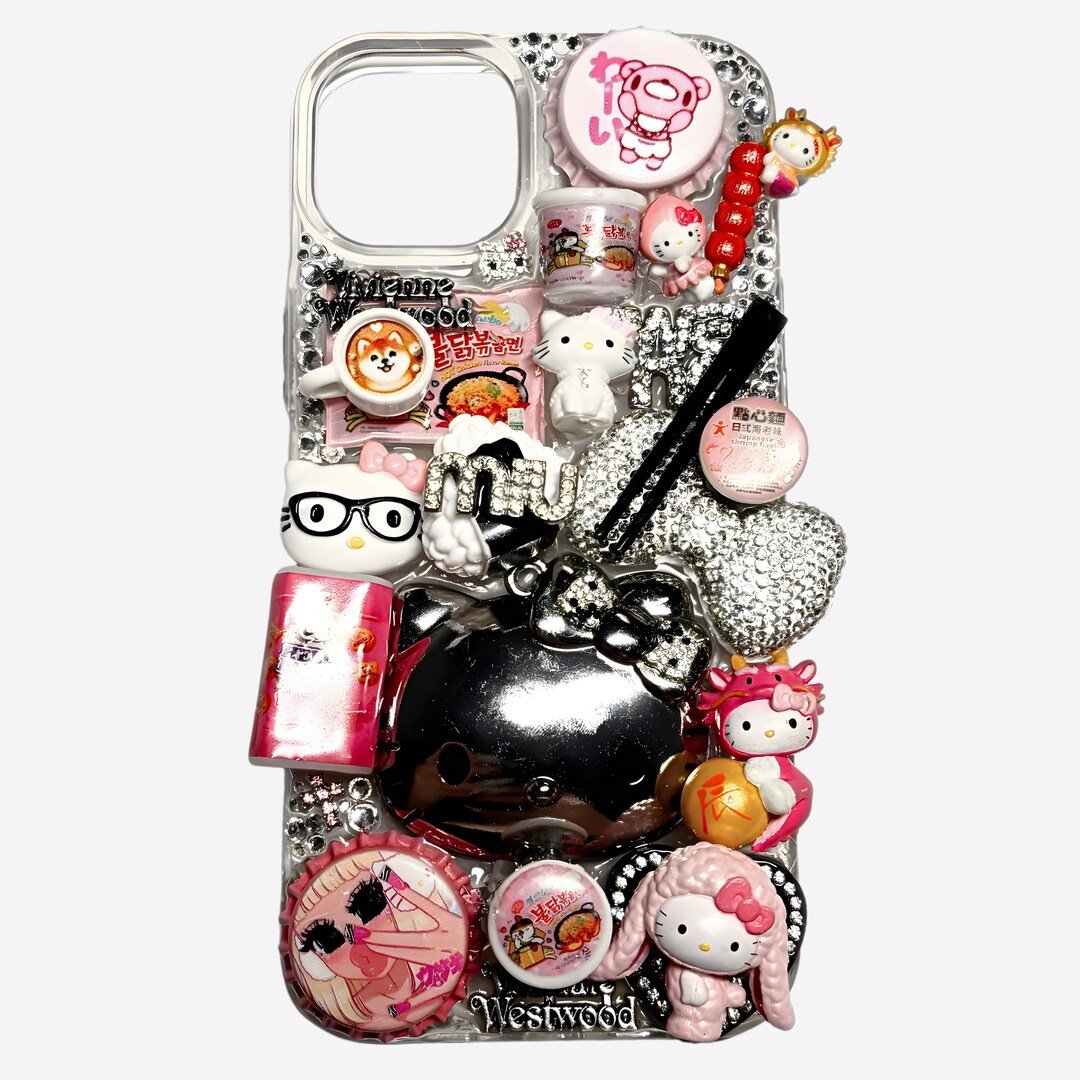 TOKYO TRINKETS - Phone Case, Kawaii 3D Decoden iPhone Cover, Y2K Japan ...