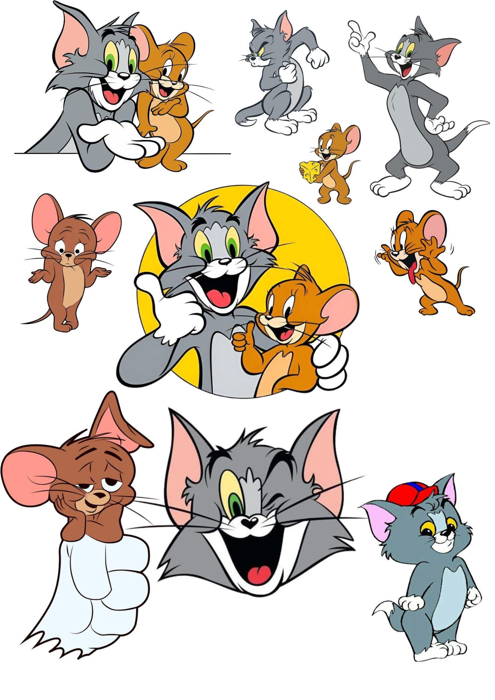 Tom und Jerry SVG Bundle | Klassische Cartoon SVG für Cricut & Canva ...
