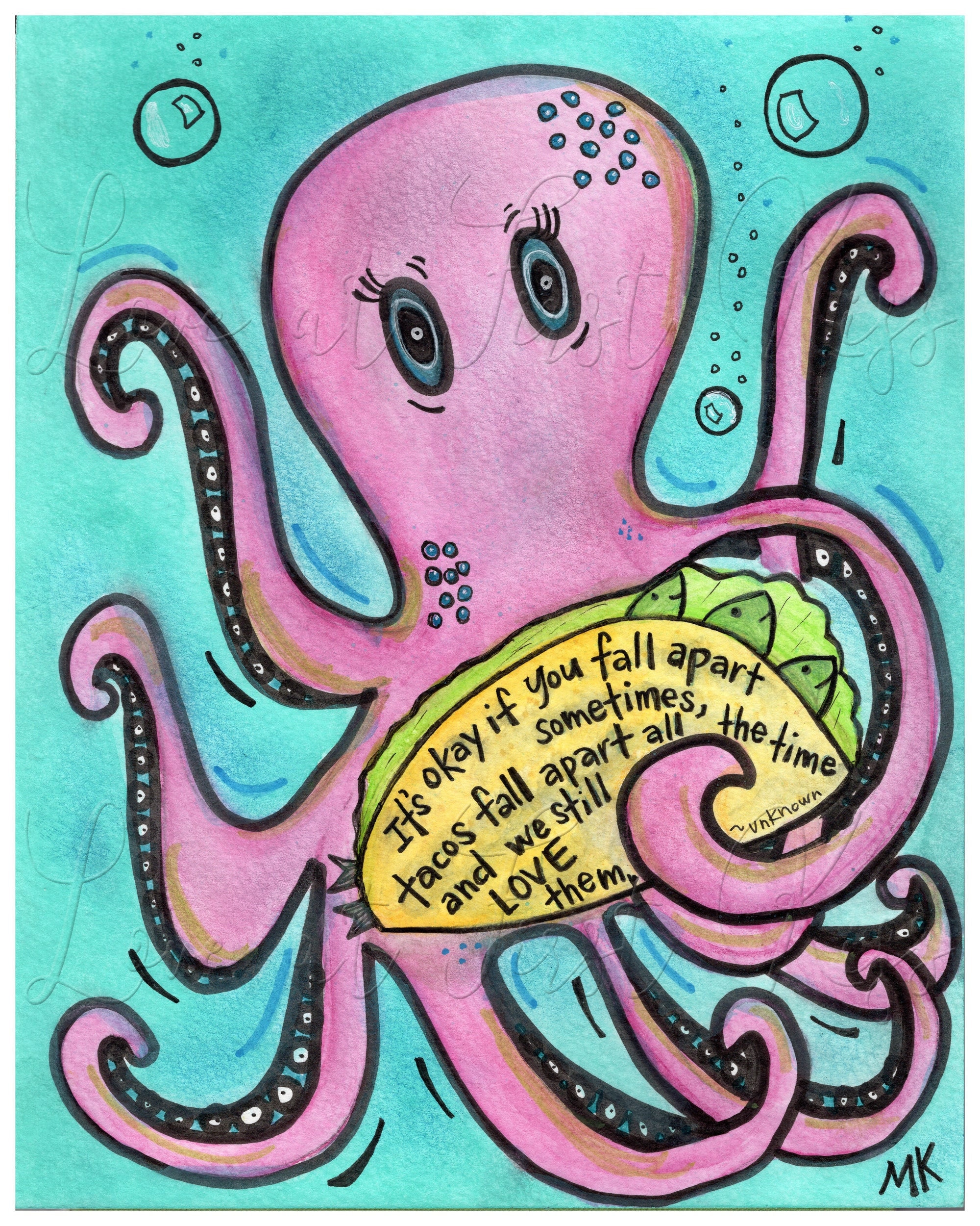 Simple Octopus Paintings