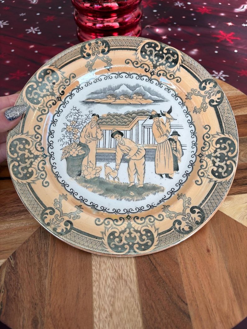 Antique Petrus Regout Maastricht Plate – SANA Pattern, Chinoiserie ...