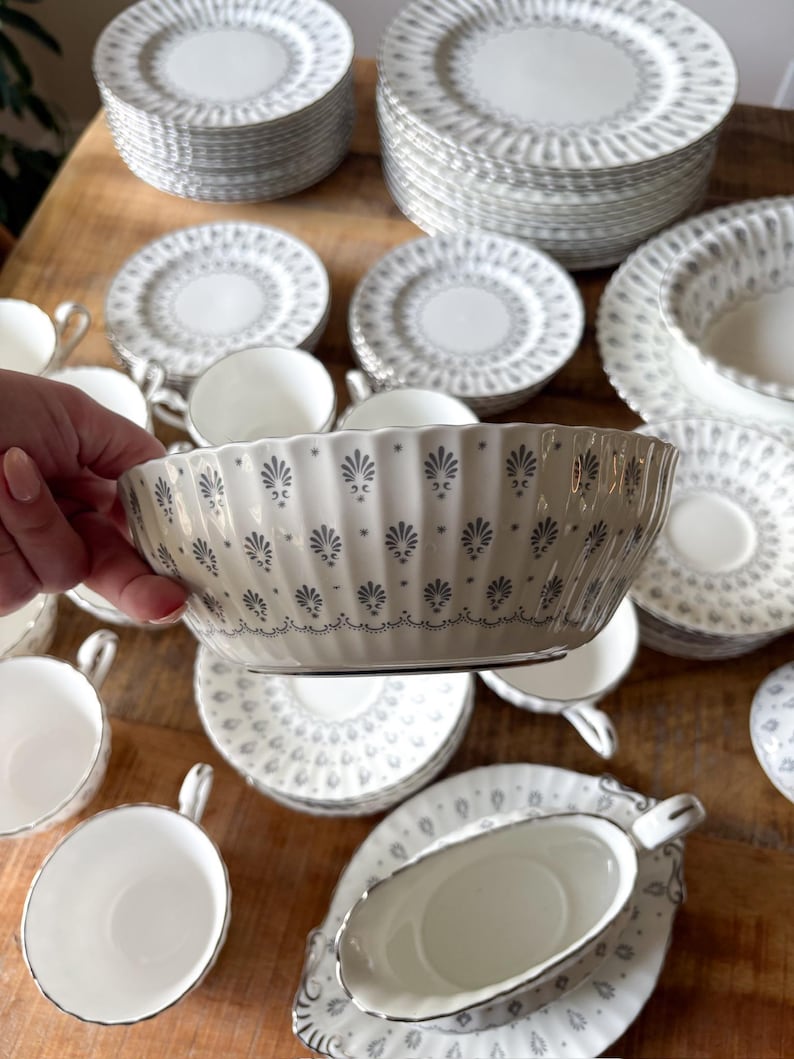 Vintage Paragon Regency China Set: Floral Bone China Dinnerware - Etsy