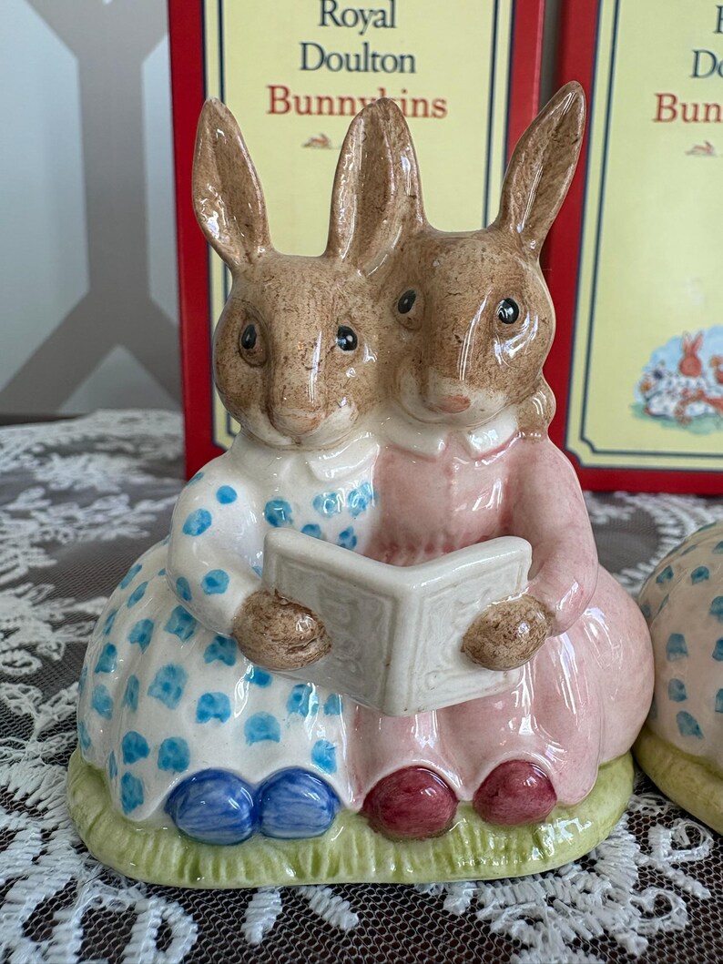 Royal Doulton Bunnykins “storytime” Figurine – 1974 Bone China - Etsy
