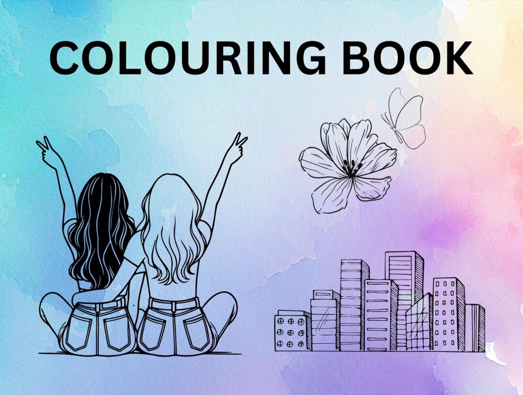 Colouring Book Package Printable PDF , Document , ETC ETC .. - Etsy