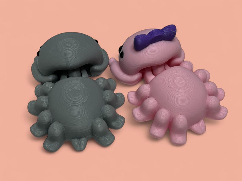 3D Print STL File, Articulated Jumping Spider Toy - Etsy