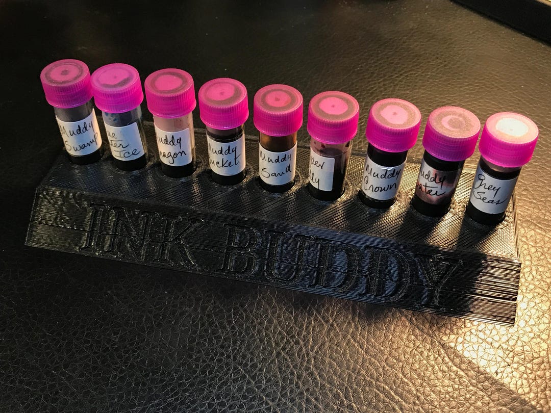 Ink Buddy 9 Ink Sample Vial Stand - Etsy