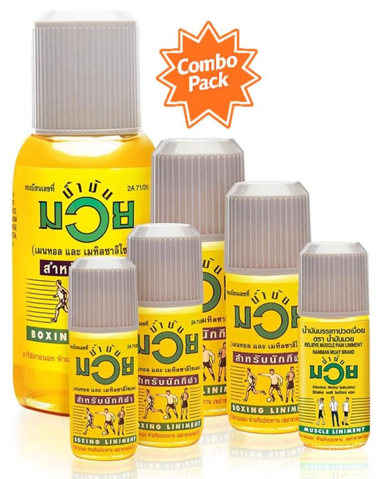 Namman Muay Boxing Liniment Oil From Thailand | Authentic Thai Sports ...