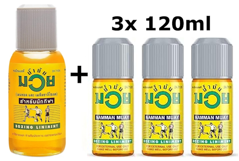 Namman Muay Boxing Liniment Oil From Thailand | Authentic Thai Sports ...