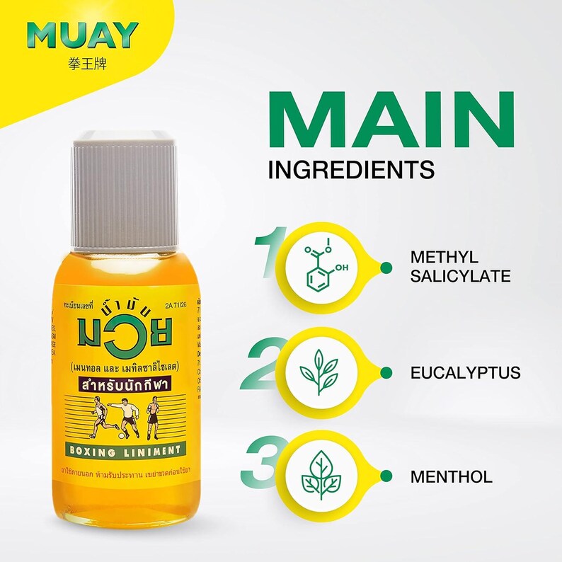 Namman Muay Boxing Liniment Oil From Thailand | Authentic Thai Sports ...