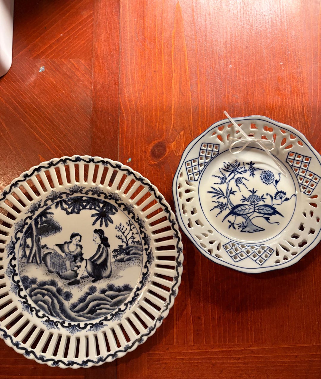 Decorative Blue and White Fine China Collectable Plates - Etsy