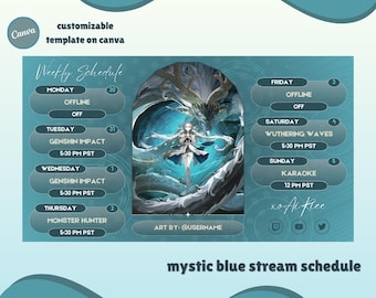 Punk Red Stream Schedule | Weekly Stream Schedule | Vtuber Pngtuber ...