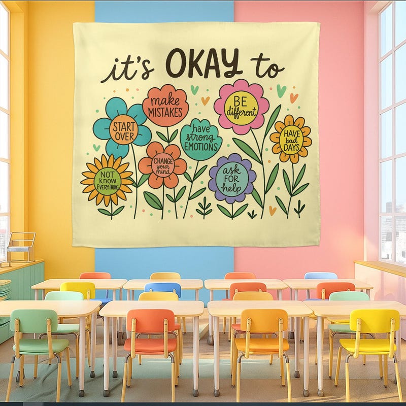 Classroom Tapestry - Etsy