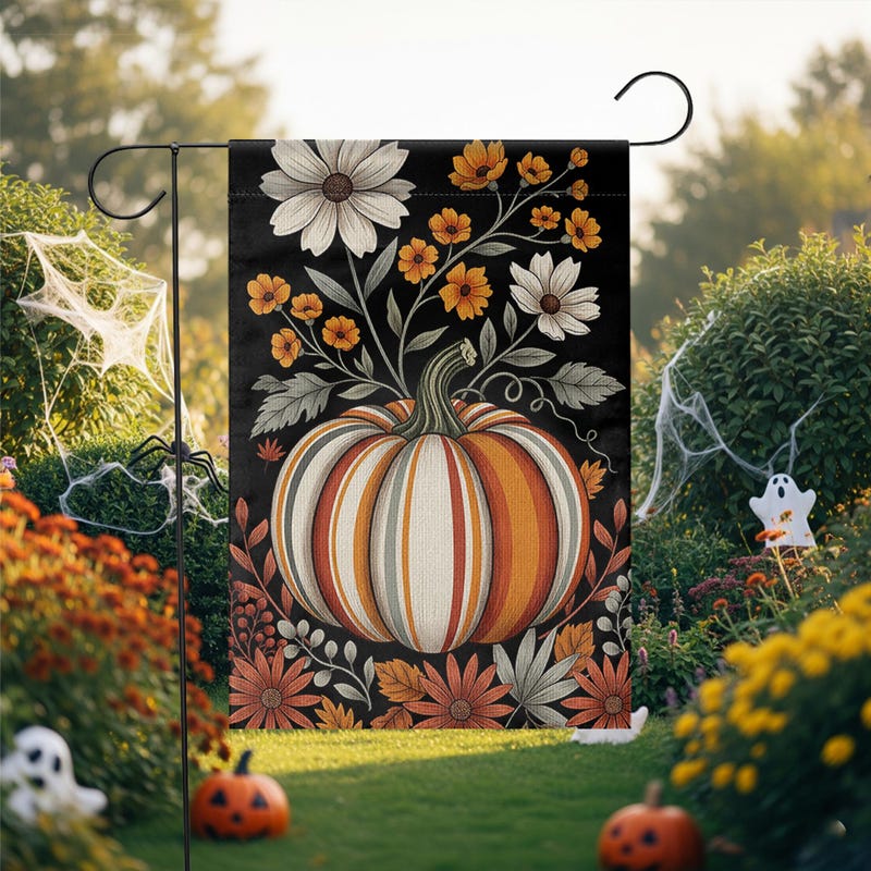 Fall Garden Flag - Etsy