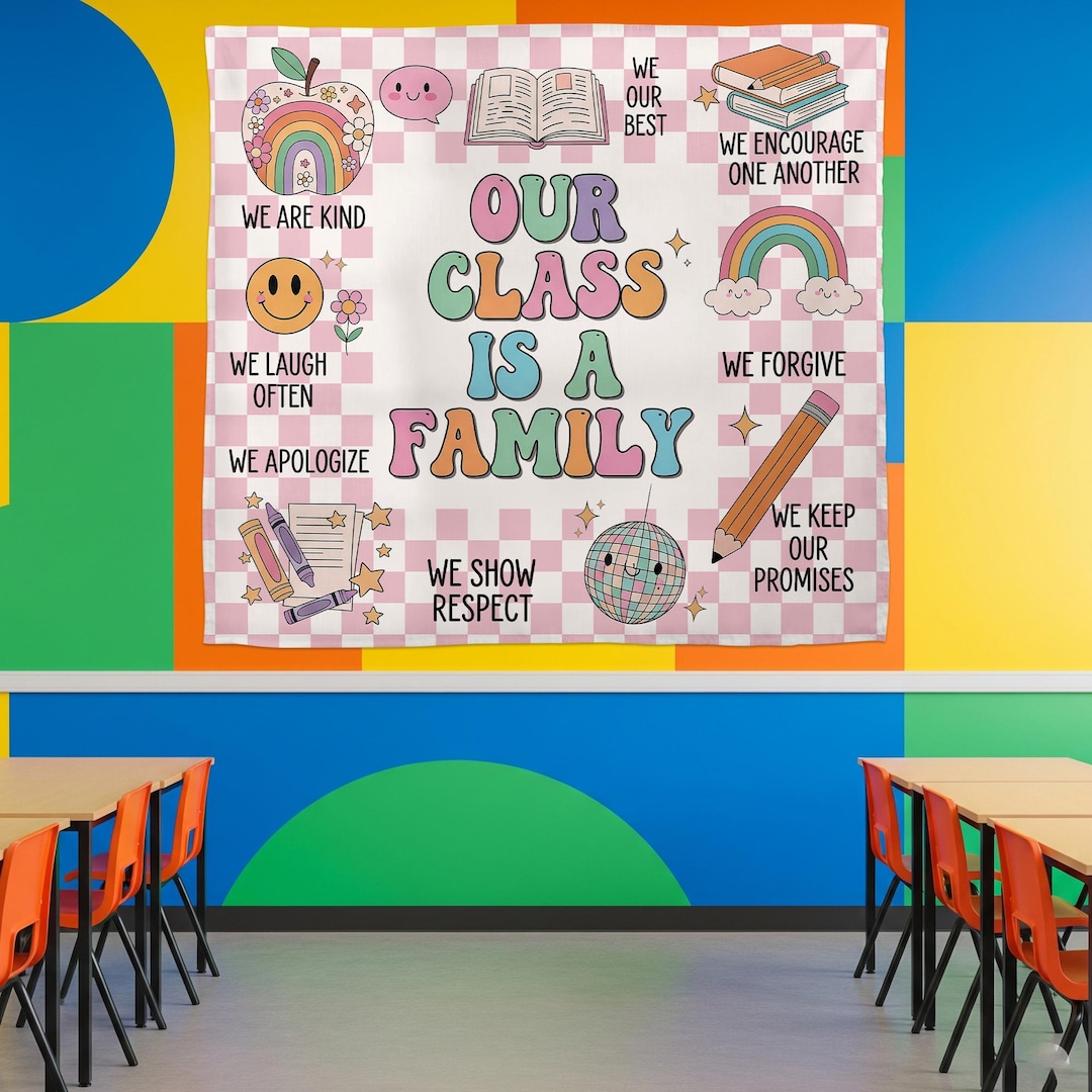 Our Class is A Family Classroom Tapestry, Welcome to Our Classroom ...