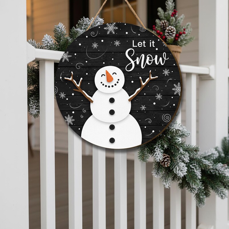 Snowman Sign - Etsy Canada
