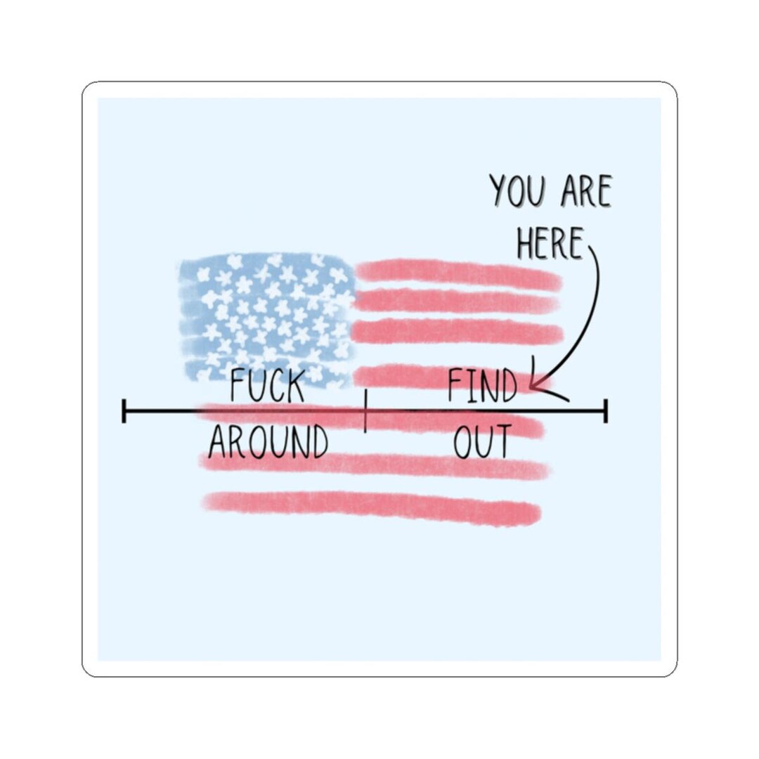 FAFO Stickers, Political Sticker, Laptop Sticker, Water Bottle Sticker ...