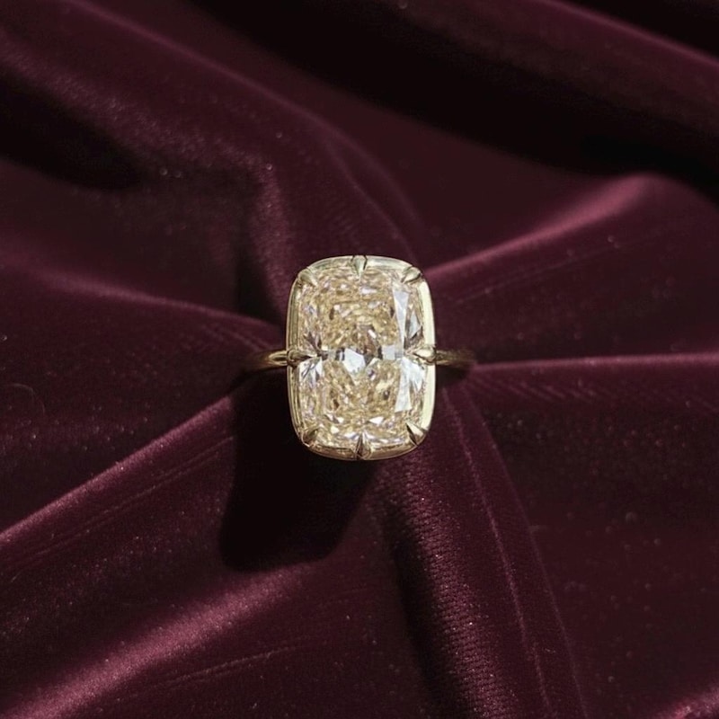 5 Ct Champagne Old Mine - Etsy