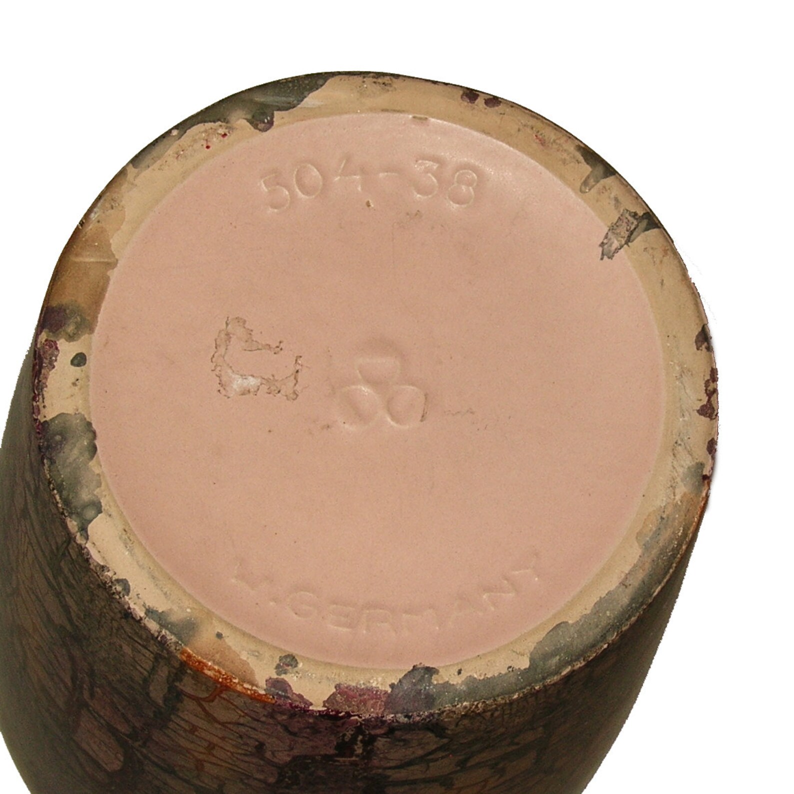 XL 15 West German Pottery Floor Vase Pink Magenta | Etsy