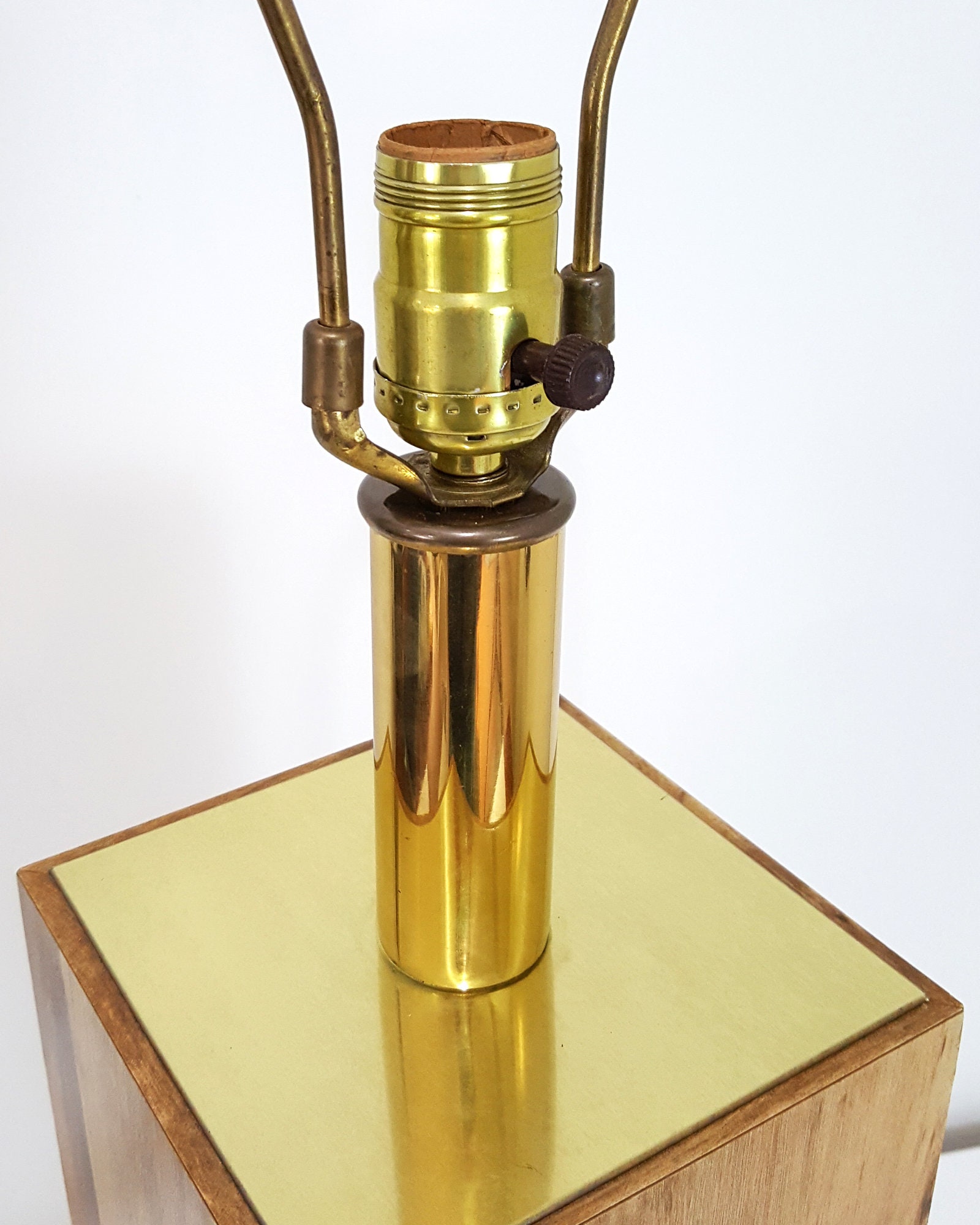 Mid-century Modern Square Column Lamp Architectural Skyscraper ...