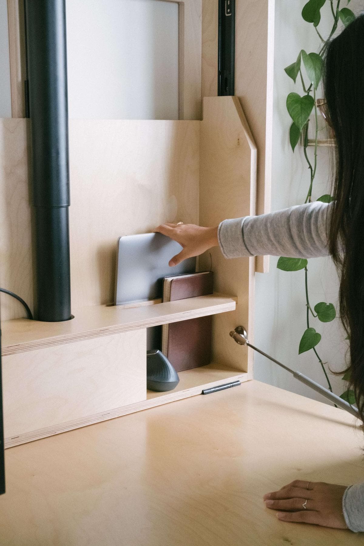 Wall-mounted, Fold-away, Electric Sit-stand Murphy Desk - the Murf - Etsy