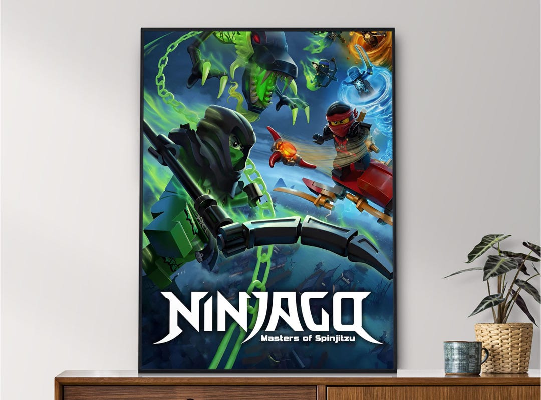 Ninja Poster Ninja Kids Wall Art Ninja Nursery Decor Ninja Art Print ...